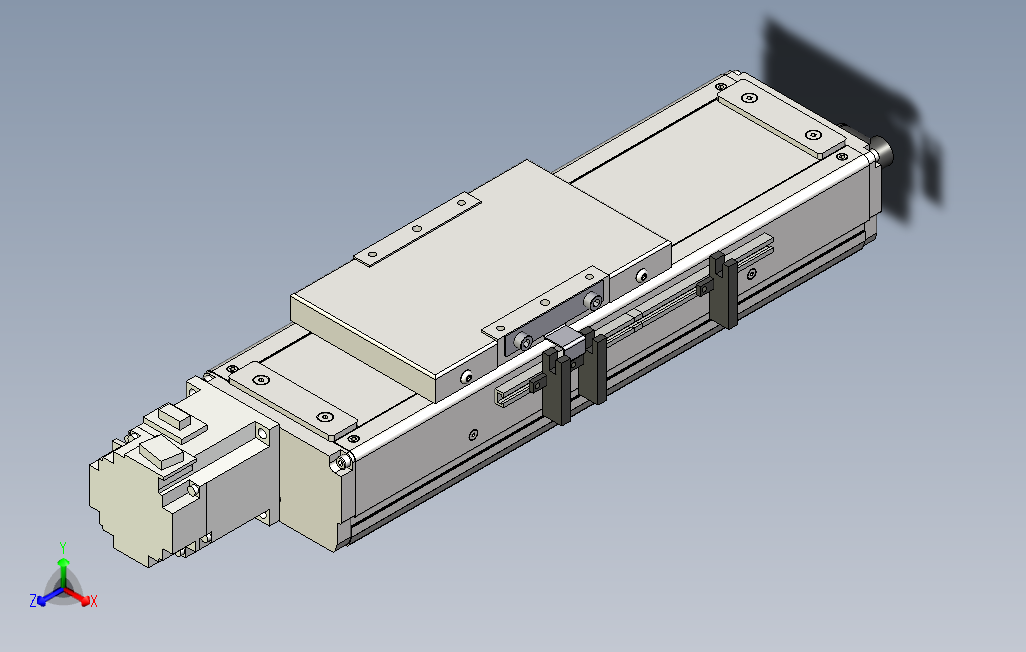 ECH10-L10-100-BC-M20-C4系列直线模组.stp_STEP_模型图纸下载 – 懒石网