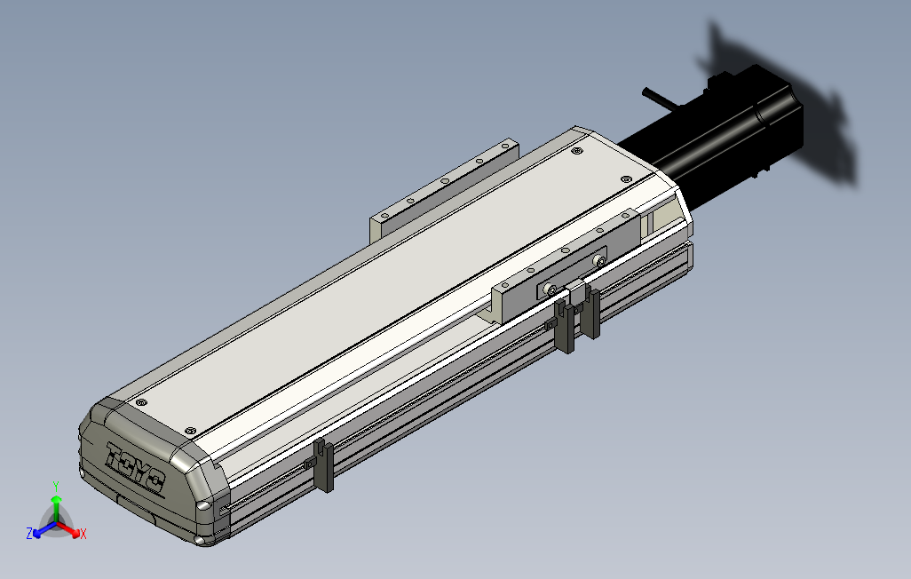 ETH14-250-BC-400W煞車-C4反系列直线模组.stp_STEP_模型图纸下载 – 懒石网