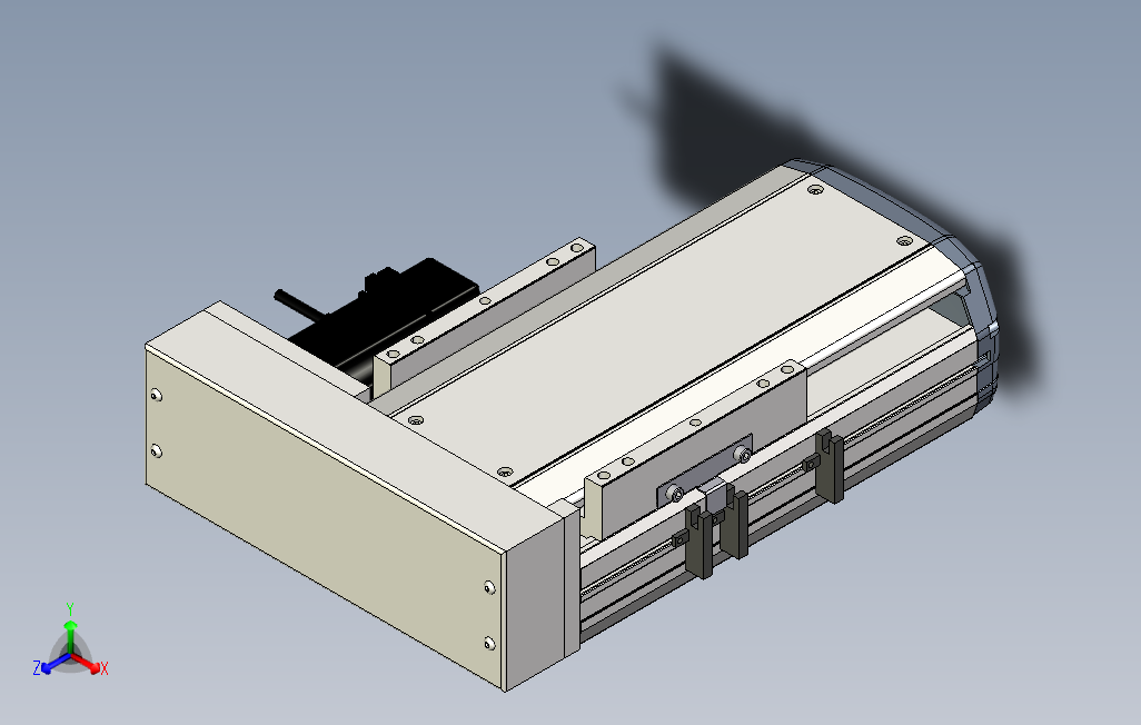 Eth17 100 Br M40系列直线模组stpstep模型图纸下载 懒石网