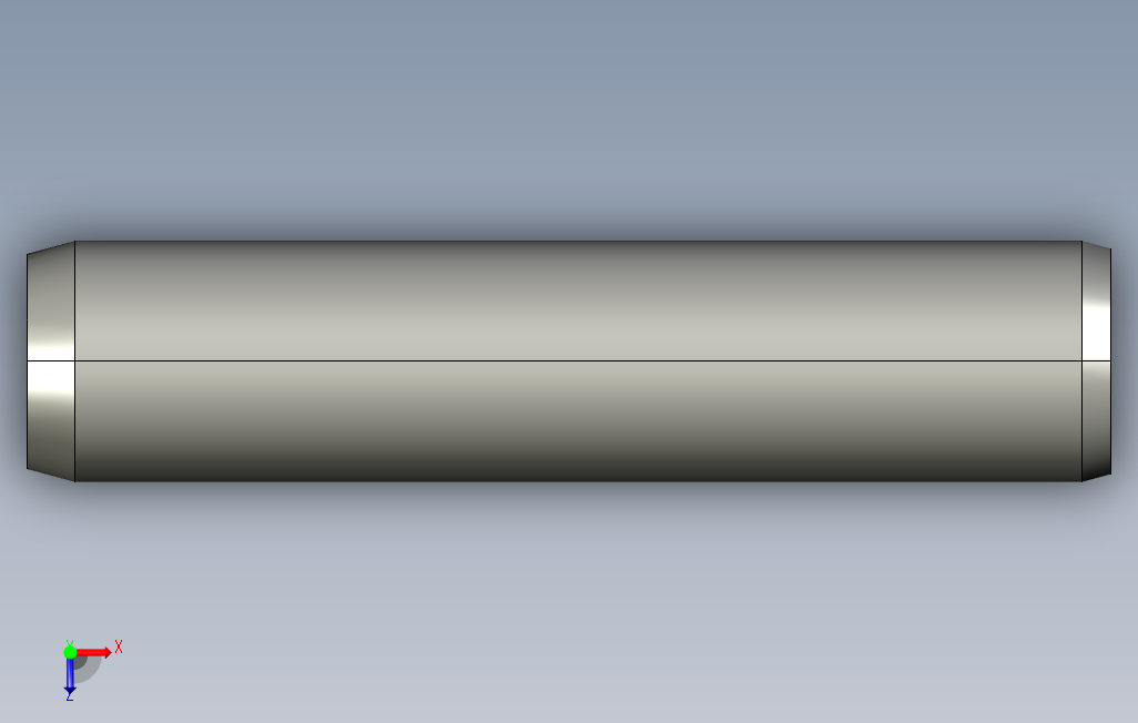 plnb-d10-l45粗定位用圆柱销-一端内螺纹型.stp_STEP_模型图纸下载 – 懒石网