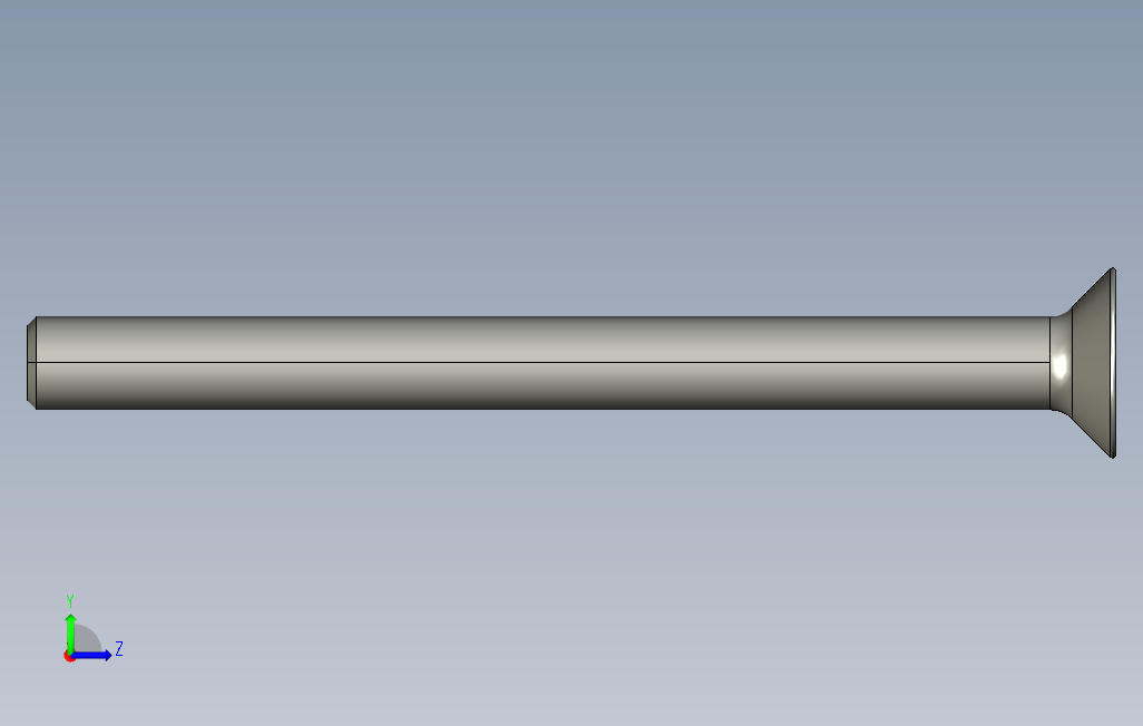 SCF-M3-L35内六角沉头螺栓.stp_STEP_模型图纸下载 – 懒石网