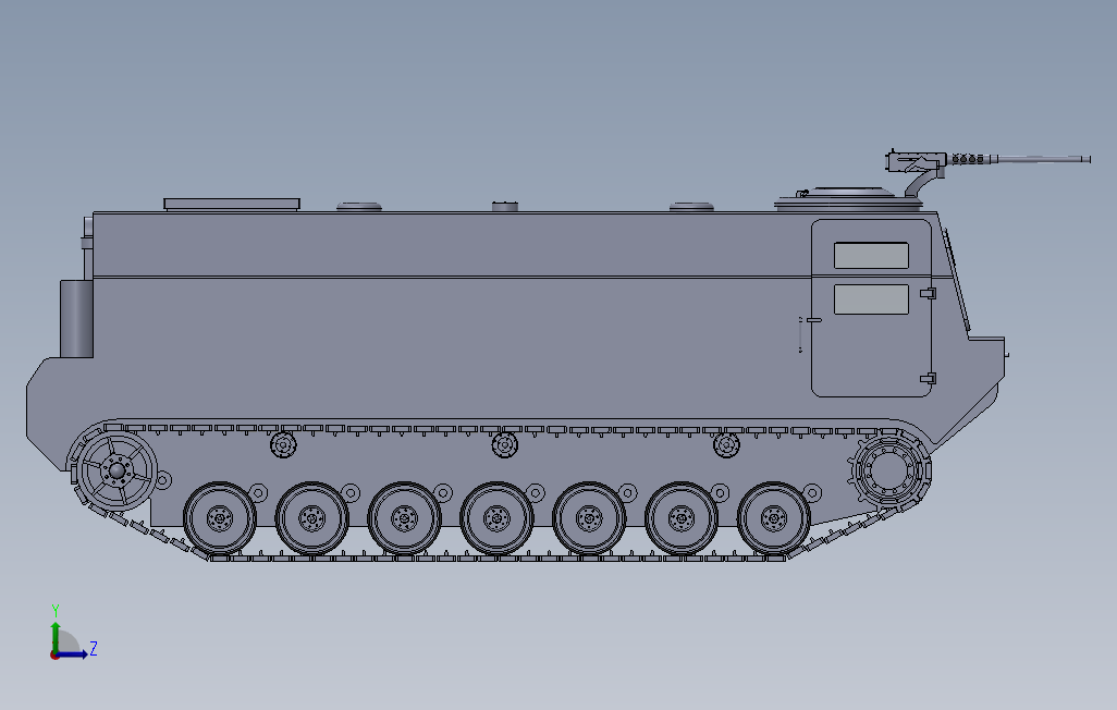 CM24装甲运输车_SOLIDWORKS 2012_模型图纸下载 – 懒石网