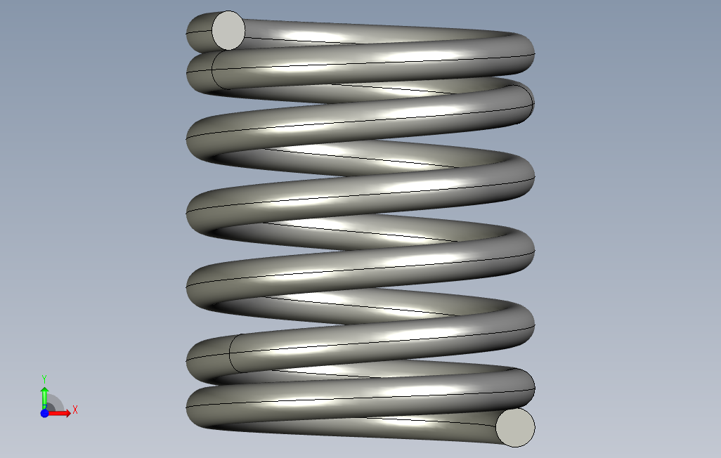 suh-d8-l10压缩弹簧-弹簧常数2.9至29.4.stp_STEP_模型图纸下载 – 懒石网