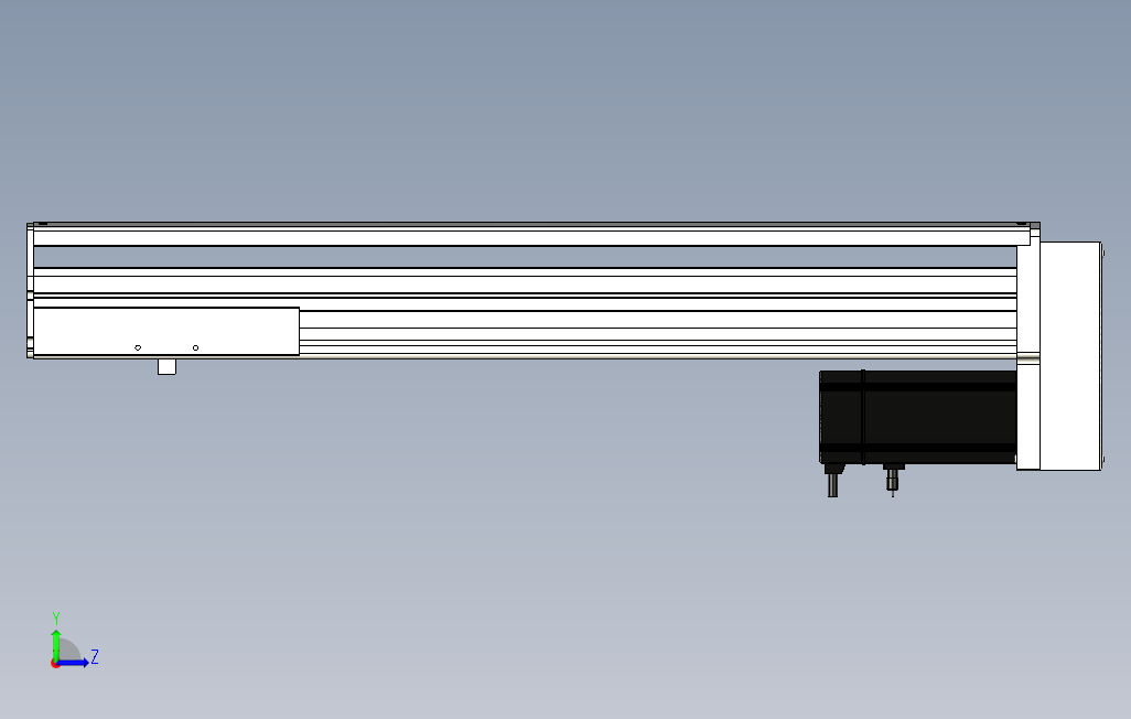 Sys22 550 Bm 750w煞車滚珠花健、支撑座、滚珠丝杠、交叉导轨、直线模组stpstep模型图纸下载 懒石网