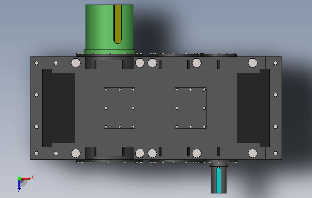 减速器变速箱solidworks 2012模型图纸下载 懒石网
