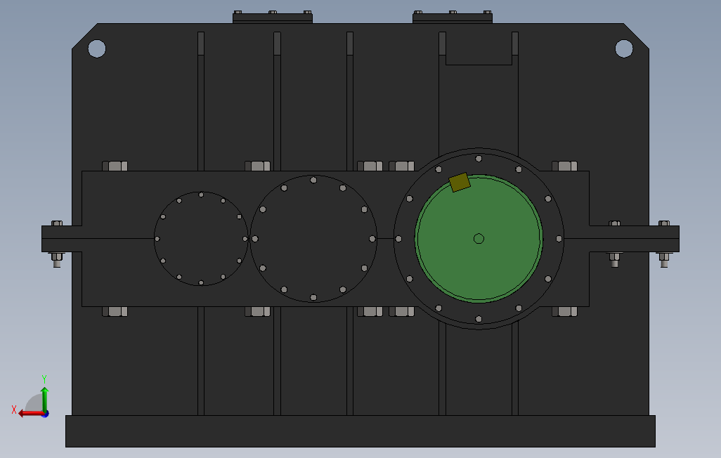减速器变速箱solidworks 2012模型图纸下载 懒石网
