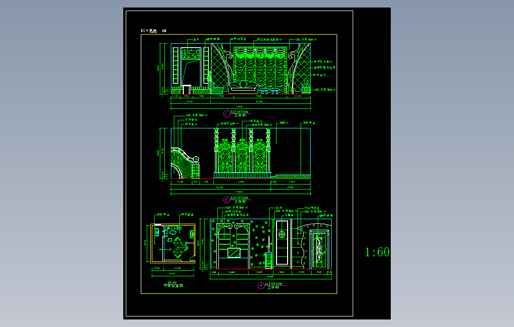 建筑CAD常用千种图块之KTV装修_AutoCAD_模型图纸下载 – 懒石网