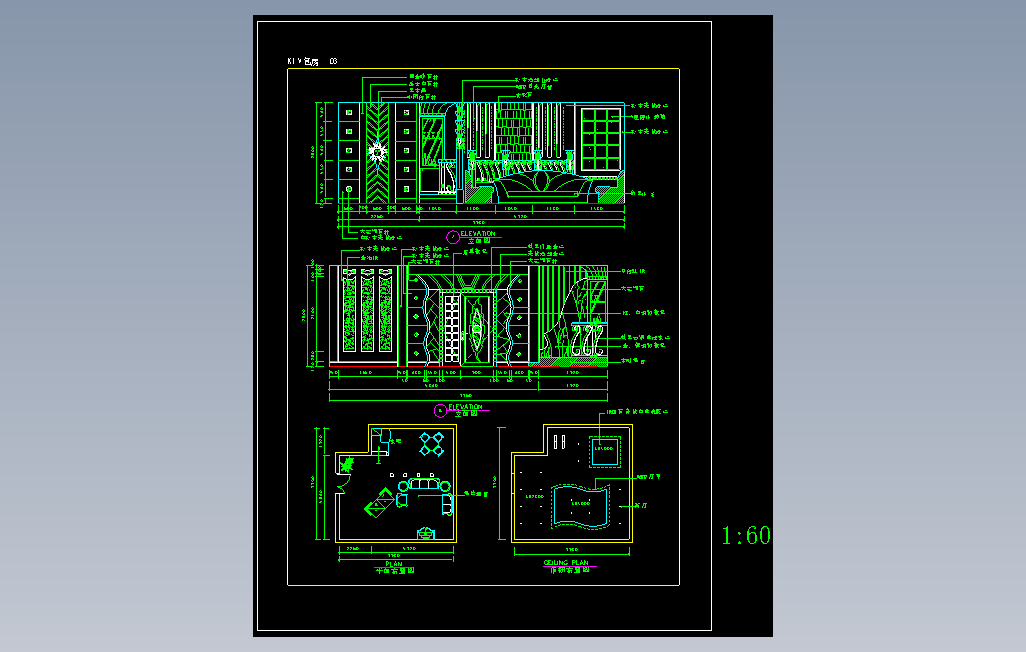建筑CAD常用千种图块之KTV装修_AutoCAD_模型图纸下载 – 懒石网