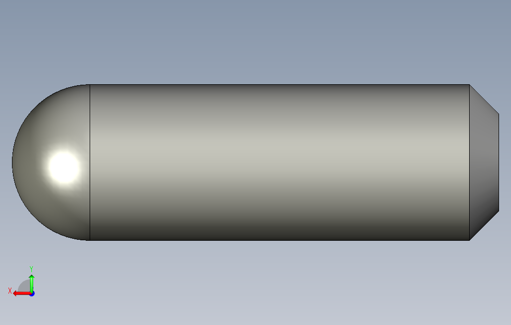 精密定位销-直杆球面型PLMB_STEP_模型图纸下载 – 懒石网