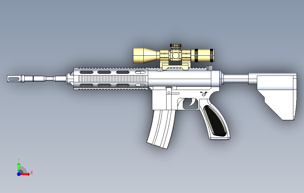 M416A_IGES_模型图纸下载 – 懒石网