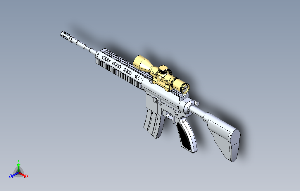 M416A_IGES_模型图纸下载 – 懒石网