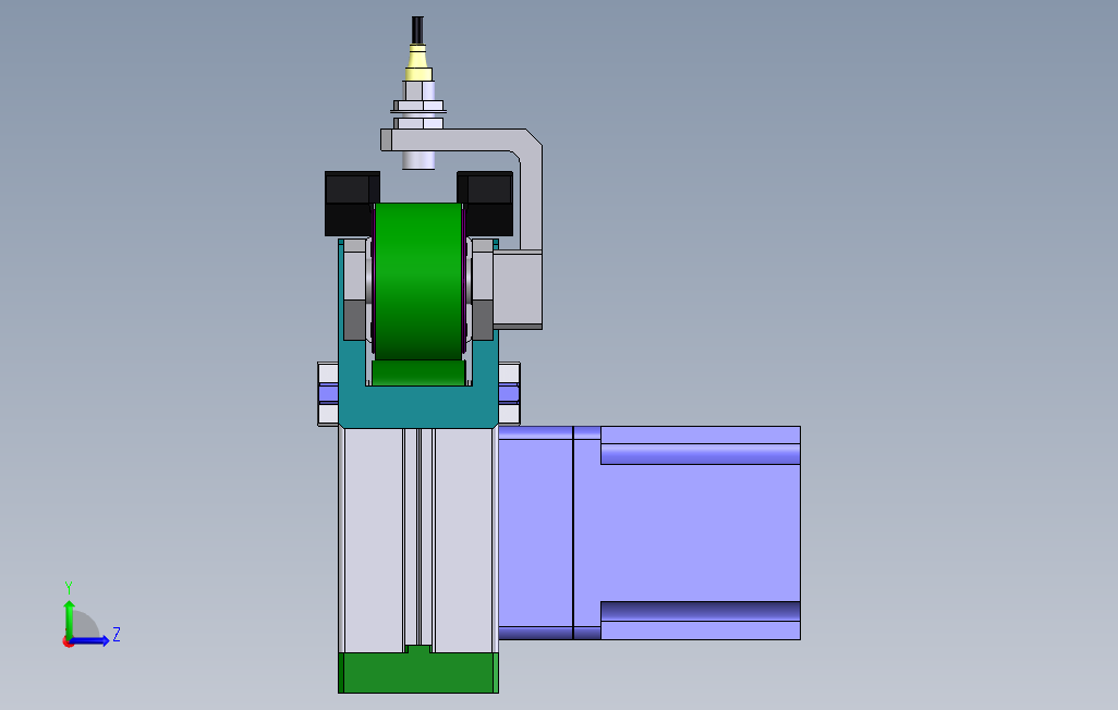 A72 小机构 小型输送带输送轴承图纸solidworks 2014模型图纸下载 懒石网