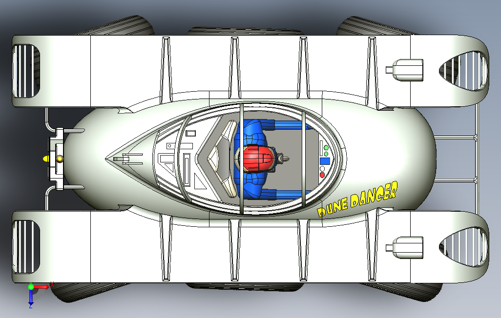 月球探测车模型solidworks 2011模型图纸下载 懒石网