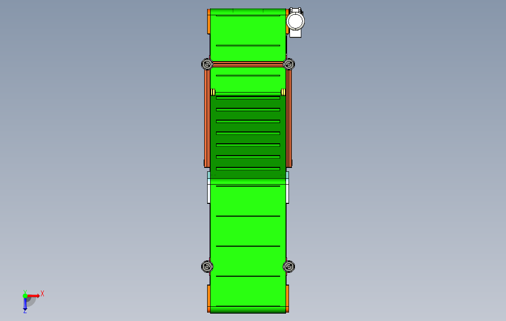 Z型带式输送机整体模型step模型图纸下载 懒石网