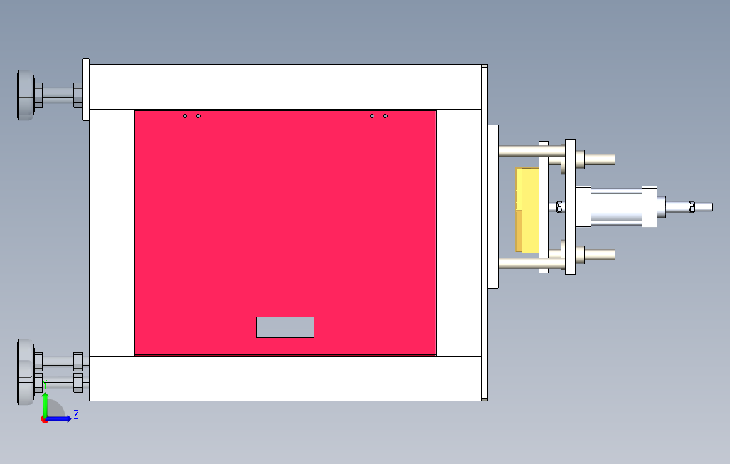 N95口罩边缘焊接机模型_Parasolid_模型图纸下载 – 懒石网