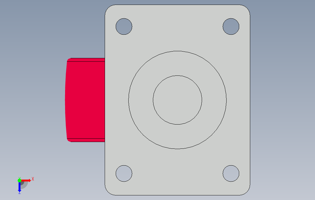 万向脚轮模型solidworks 2016模型图纸下载 懒石网