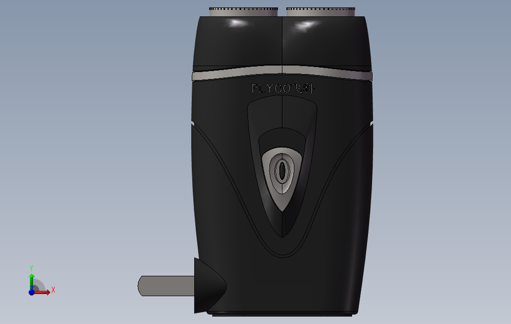 飞科剃须刀模型solidworks 2013模型图纸下载 懒石网