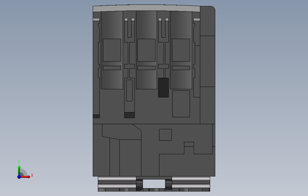 施耐德lc1d80接触器 Solidworks 2012 模型图纸下载 懒石网