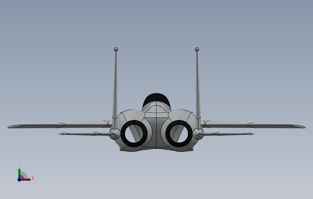 F15战机solidworks 2011模型图纸下载 懒石网