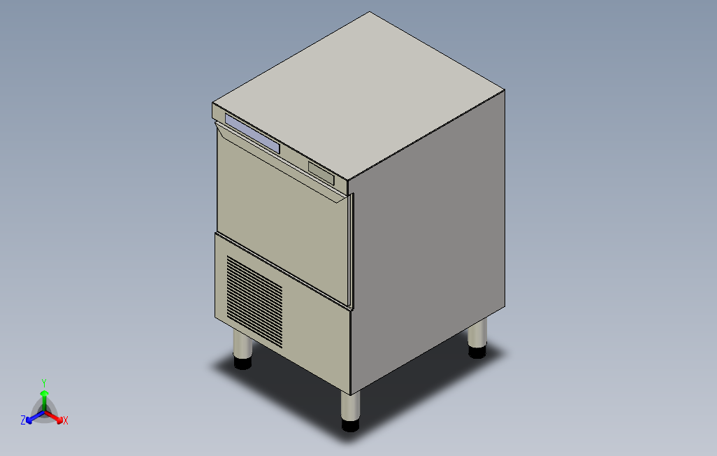 IceMachine-BremaCB416A制冰机_Inventor_模型图纸下载 – 懒石网