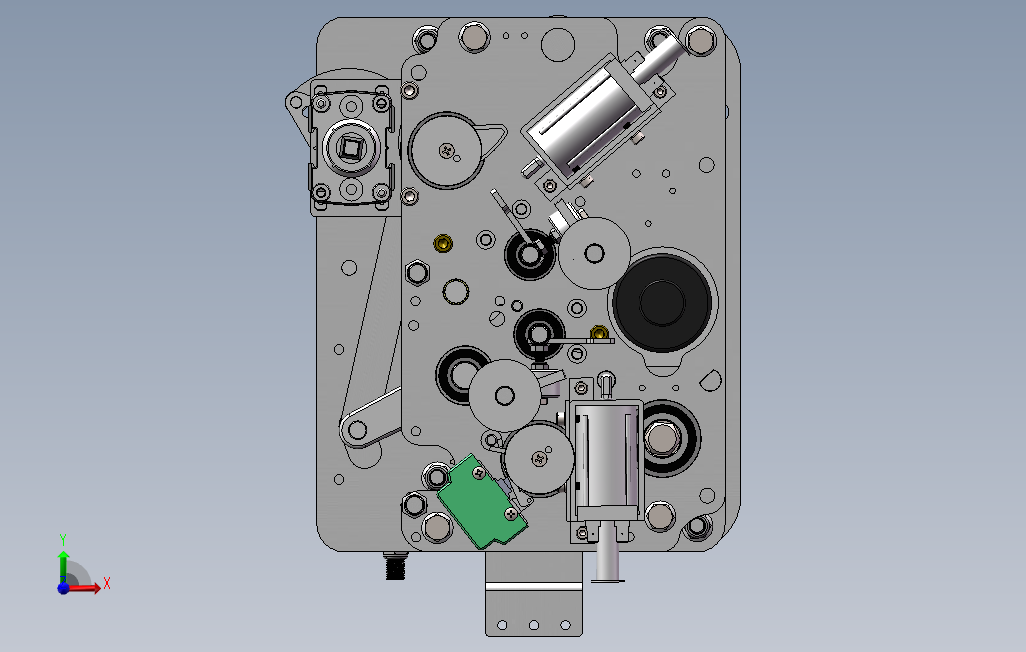 断路器机构装配体solidworks 2017模型图纸下载 懒石网