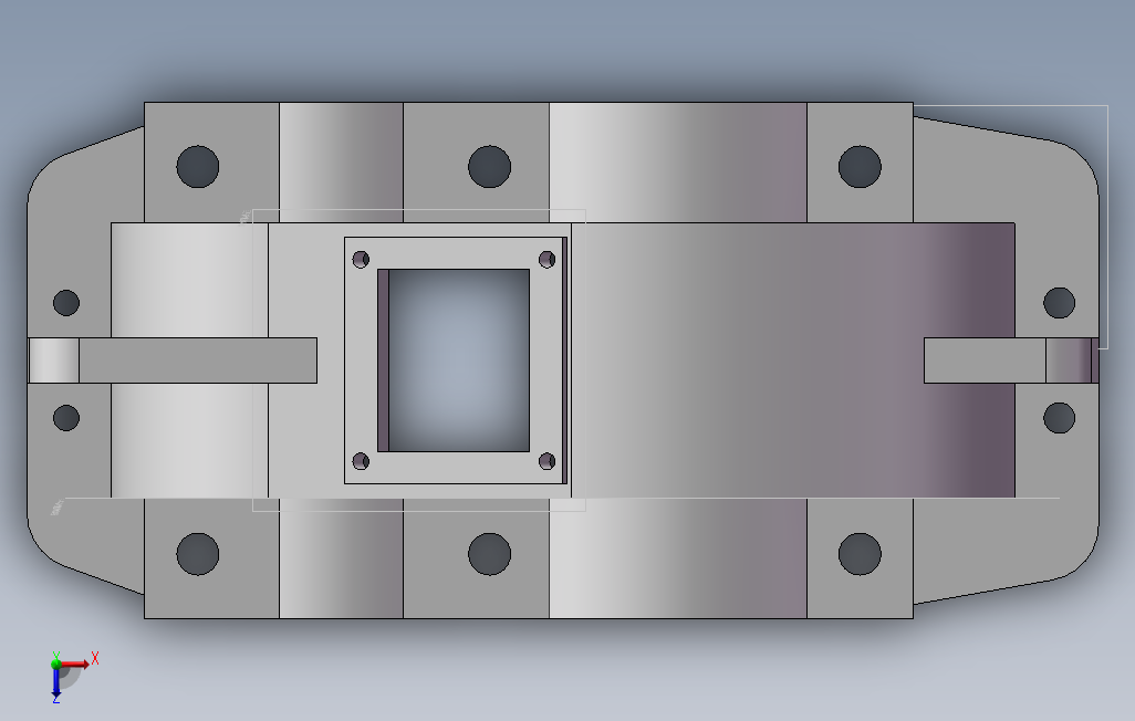 减速箱上、下箱体solidworks 2018模型图纸免费下载 懒石网