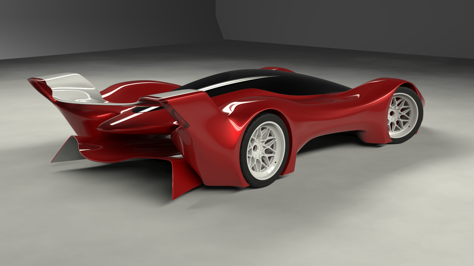 法拉利F50概念设计模型_STEP_模型图纸下载 – 懒石网