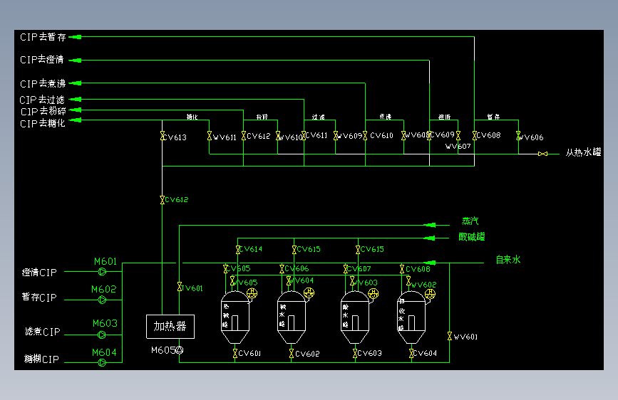 Zy12649 年产十万吨啤酒厂啤酒发酵工艺设计 含cad图 Autocad 2004 模型图纸下载 懒石网