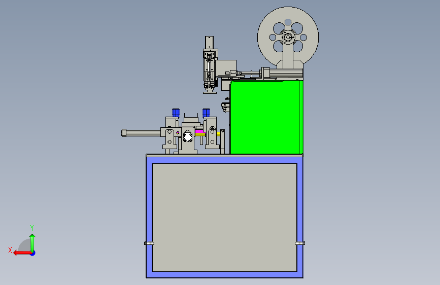 自动贴膜机3D模型proe_PROE*CREO 2001_模型图纸下载 – 懒石网