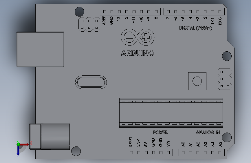 solidworks arduino-uno板_SOLIDWORKS 2009_模型图纸下载 – 懒石网