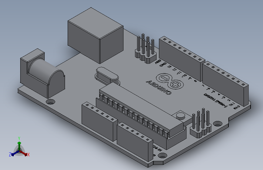solidworks arduino-uno板_SOLIDWORKS 2009_模型图纸下载 – 懒石网