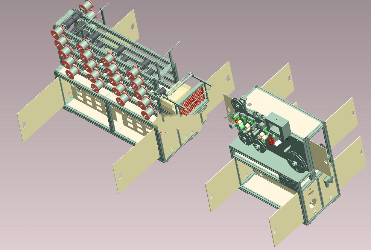 排线机proe_PROE*CREO 2001_模型图纸下载 – 懒石网