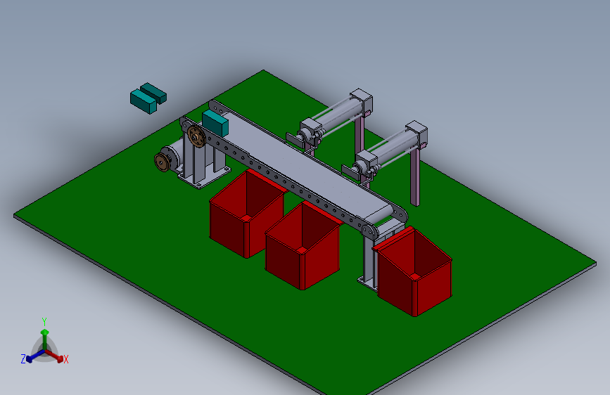 Product Sorting Conveyor产品分拣输送机3D数模图纸 Solidworks设计_SOLIDWORKS 2018_模型图纸 ...