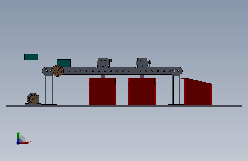 Product Sorting Conveyor产品分拣输送机3D数模图纸 Solidworks设计_SOLIDWORKS 2018_模型图纸 ...