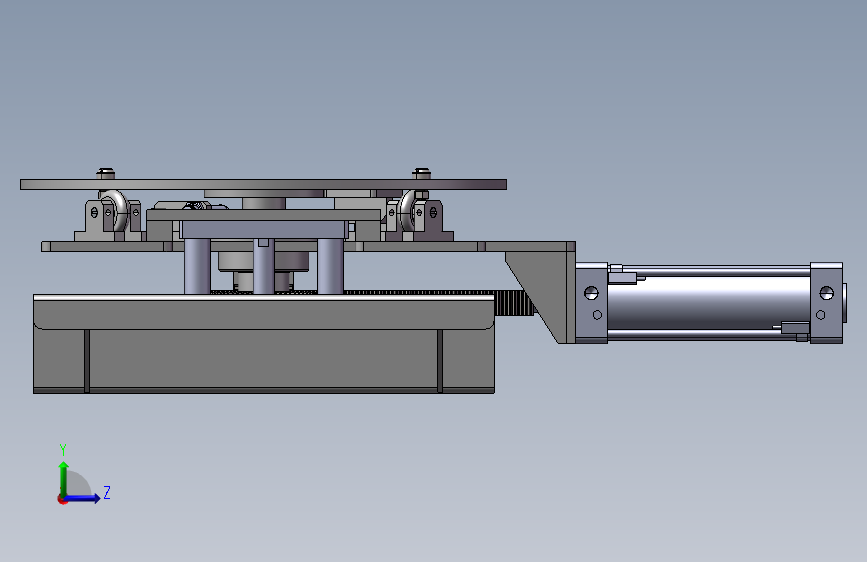 B8_顶升180度旋转机构（）_SOLIDWORKS 2018_模型图纸下载 – 懒石网