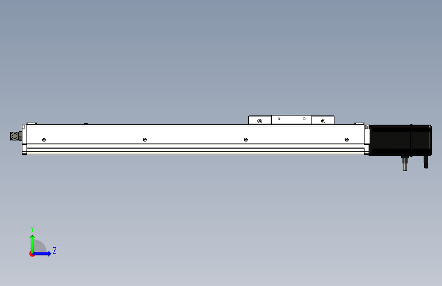 Toyo东佑达直线模组-ECH10-H20-400-BC-M40-C4_STEP_模型图纸下载 – 懒石网