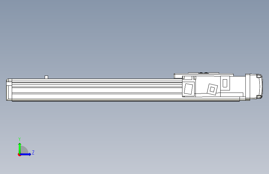 Toyo东佑达直线模组-ETH6M-BR-300-M10B_STEP_模型图纸下载 – 懒石网
