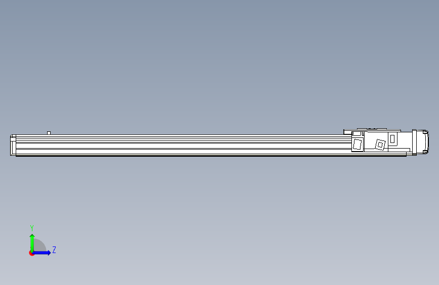 Toyo东佑达直线模组-ETH6M-BR-650-M10B_STEP_模型图纸下载 – 懒石网