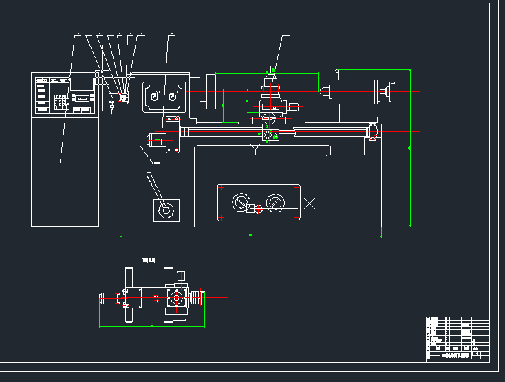 C616数控车床改造【优秀含CAD图纸】_AutoCAD 2004_模型图纸下载 – 懒石网