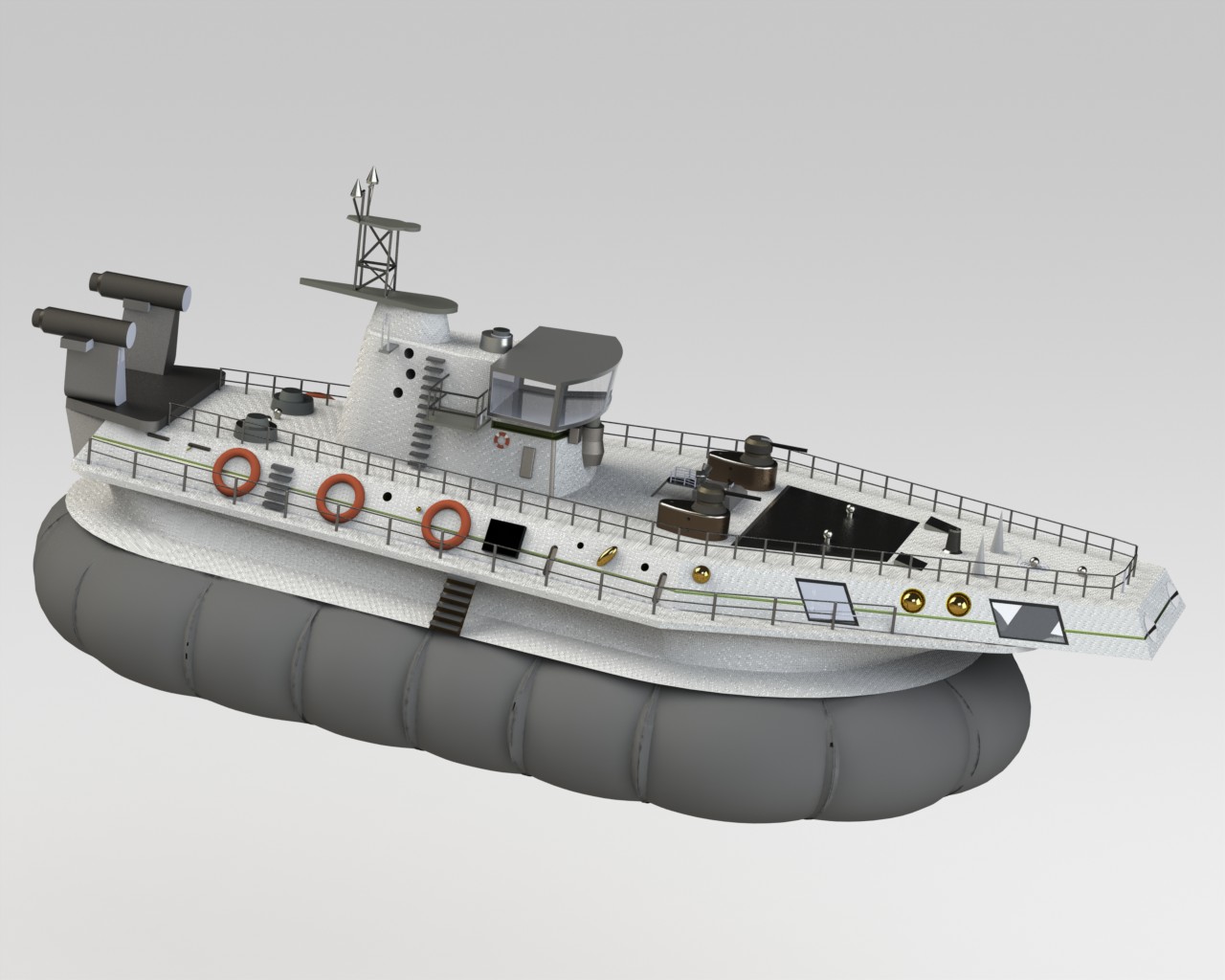 气垫船 Solidworks 2011 模型图纸下载 懒石网