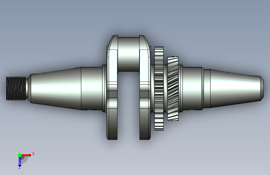 曲轴的设计_PROE*CREO 5_模型图纸下载 – 懒石网