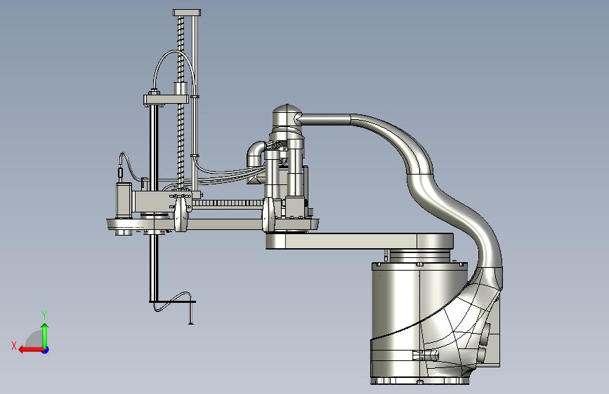 4轴平面scara机器人3D图纸 H244 非标自动化设备3D图纸3D模型_STEP_模型图纸下载 – 懒石网