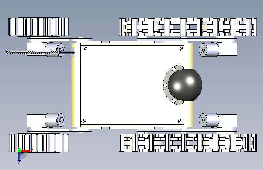 A8_履带式坦克机器人SW2016_STEP_模型图纸下载 – 懒石网