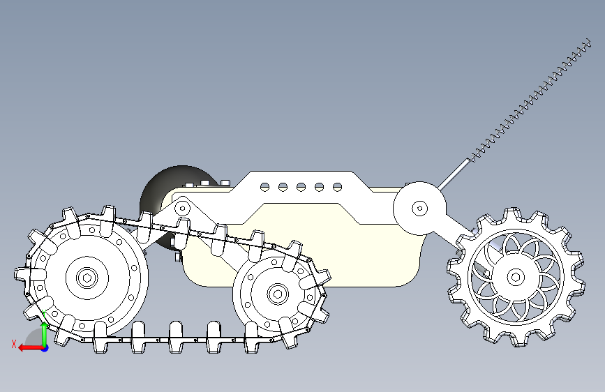 A8_履带式坦克机器人SW2016_STEP_模型图纸下载 – 懒石网