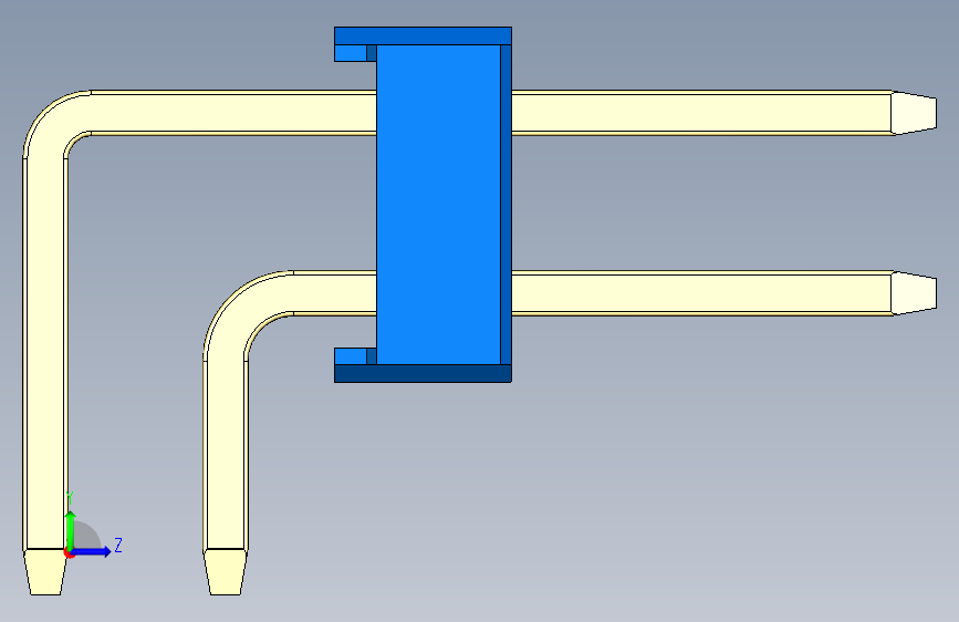 彩色公排针 100mil 2.54mm 系列-DS1022_blue_2x21p_100mil_TypeD_rev1.0_STEP_模型图纸下载 – 懒石网