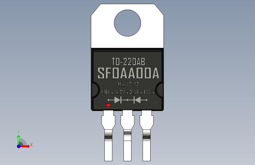 二极管-TO-220AB_Min_LO-112_rev1.0_STEP_模型图纸下载 – 懒石网
