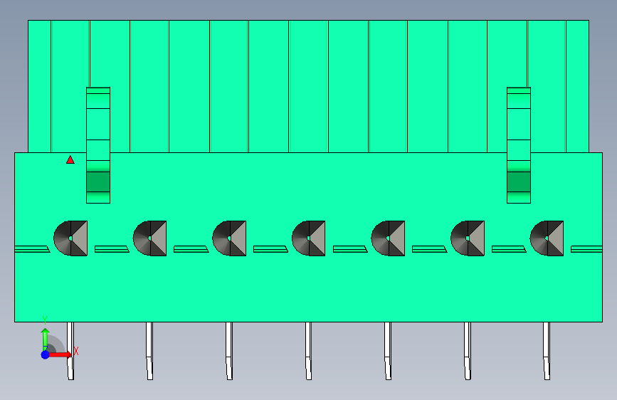 DEGSON 2EDG 系列 5.0mm 可插拔接线端子组-2EDGB-5.0-07P-14-00AH_STEP_模型图纸下载 – 懒石网