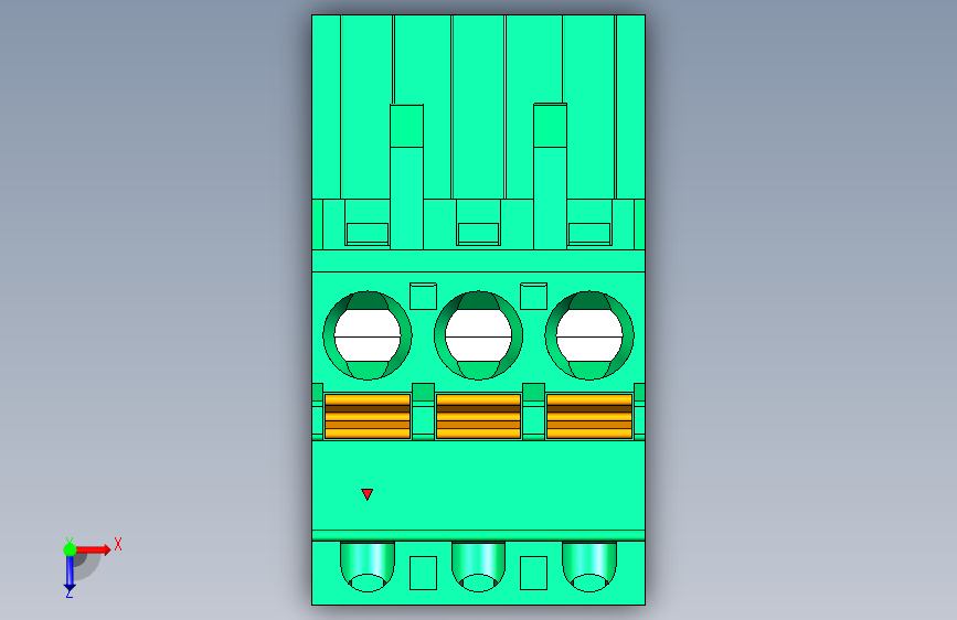 DEGSON 2EDG 系列 5.0mm 可插拔接线端子组-2EDGKDA-5.0-03P-14-00AH_STEP_模型图纸下载 – 懒石网