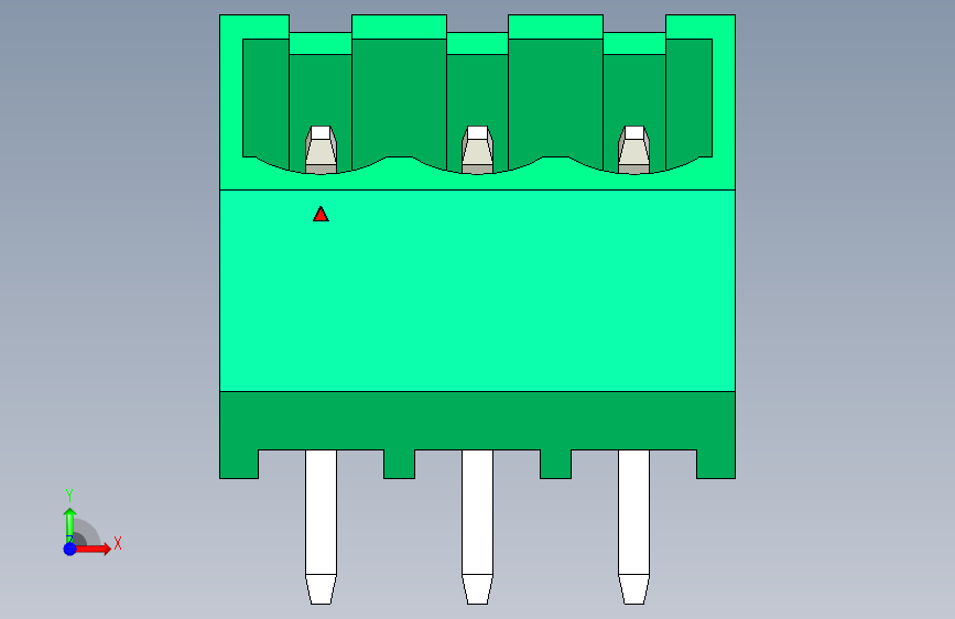 DEGSON 2EDG 系列 5.0mm 可插拔接线端子组-2EDGLC-5.0-03P-14-00AH_STEP_模型图纸下载 – 懒石网