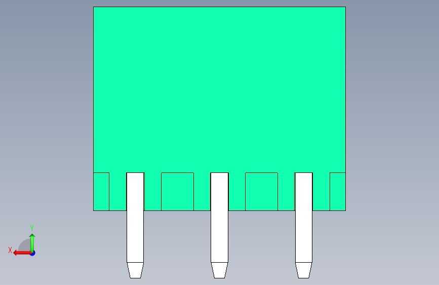 DEGSON 2EDG 系列 5.0mm 可插拔接线端子组-2EDGV-5.0-03P-14-00AH_STEP_模型图纸下载 – 懒石网
